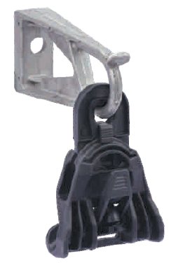 Electric Line Fitting Suspension Plastic Cable Clamp