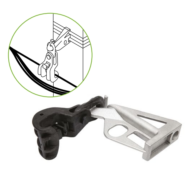 PS-1500 Suspension Assembly Clamp With Bracket - SUNJ