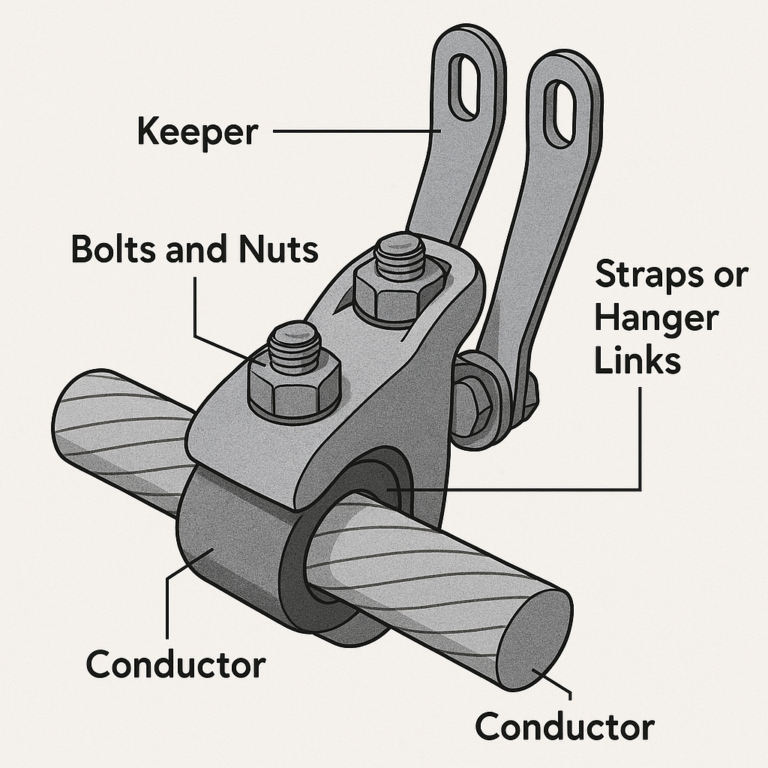 Suspension Clamp for Overhead Lines